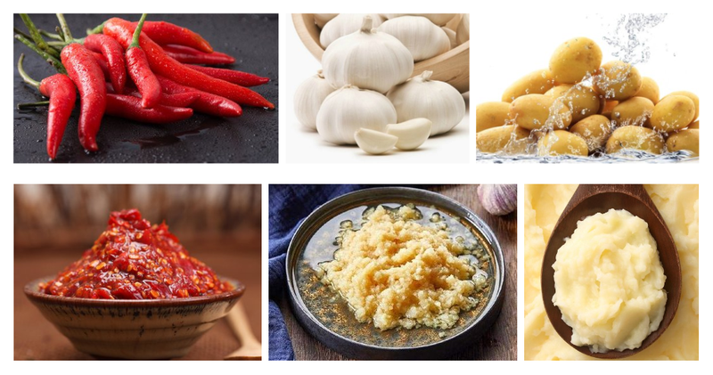 BSNJ Fruit Cutting Machine - Buy Garlic Mash Machine, fruit paste ...